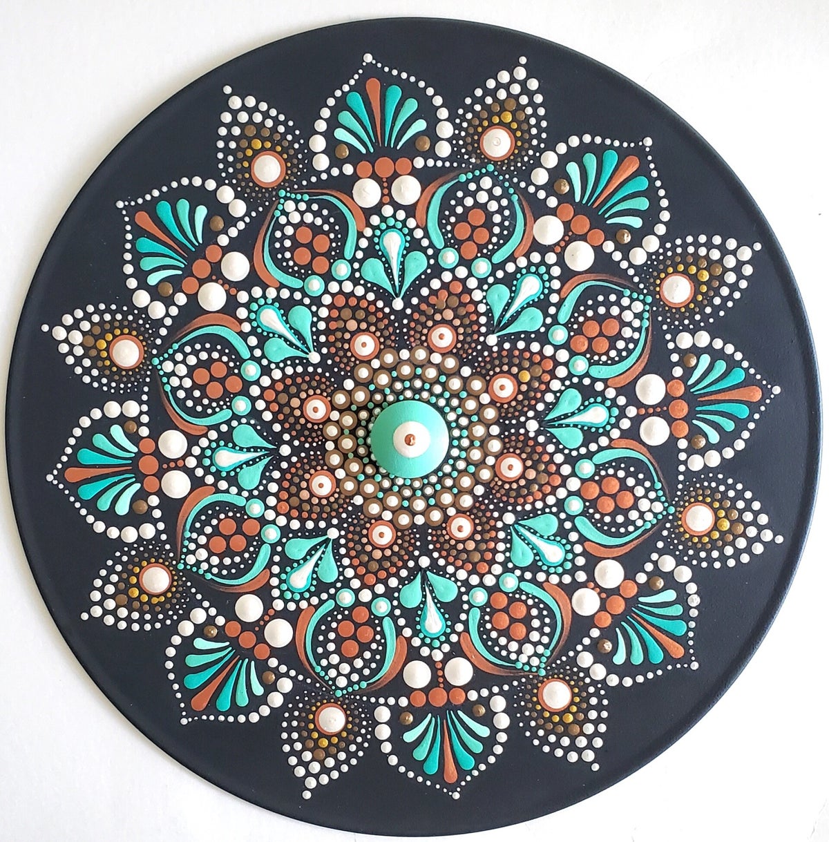TEAL AND COPPER LP RECORD - Printed Packet | Dots and Moore