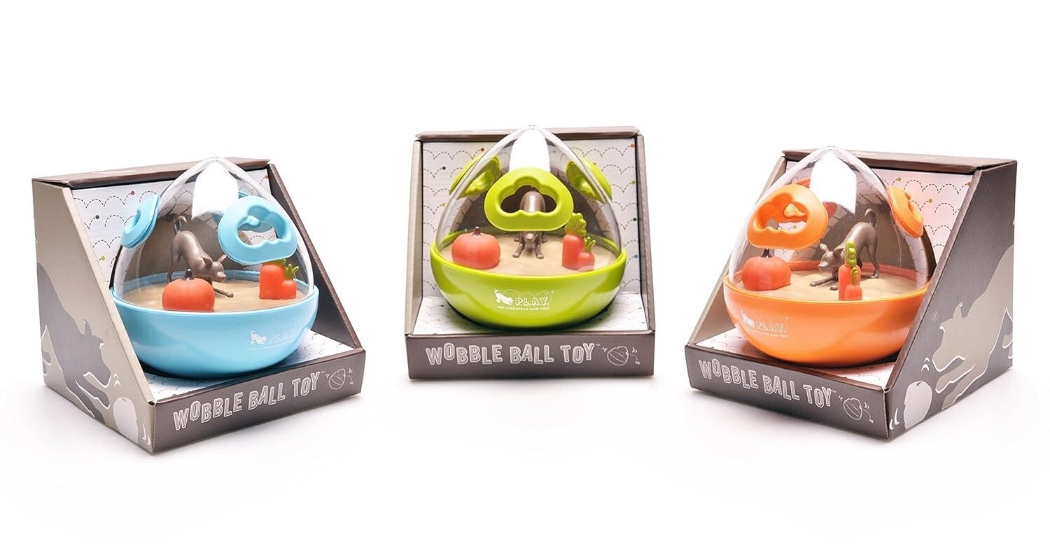 Voederbal P.L.A.Y Wobble Ball | Hondenschool Goes