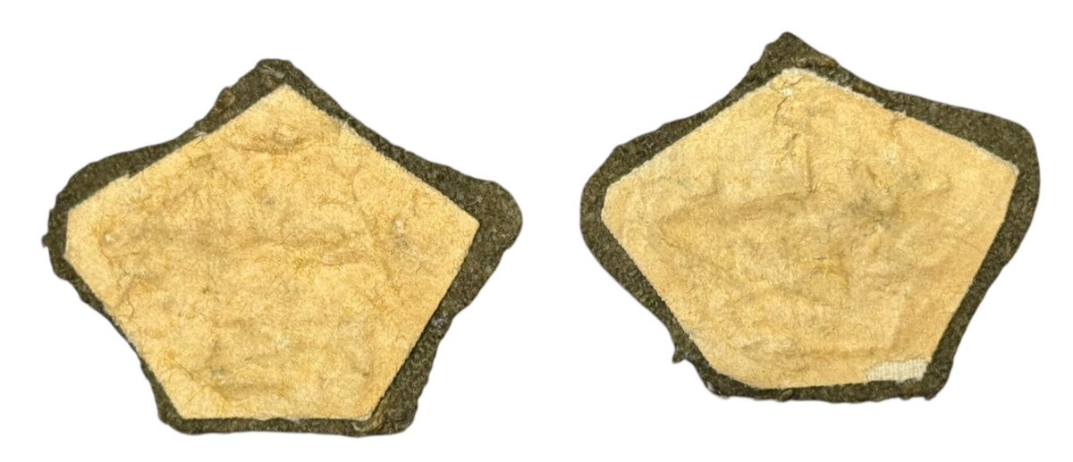 Set sergeant major arm emblems pre 1940 | Jvl-militaria