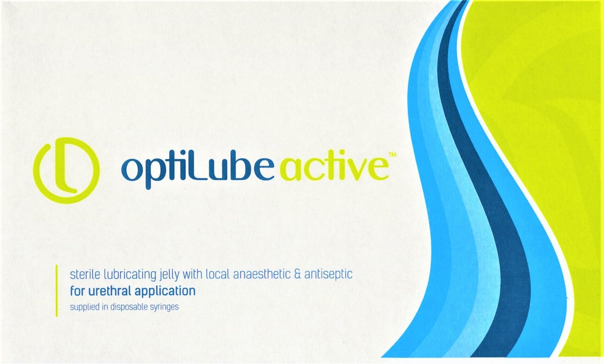 optiLube active STERILE LUBRICATING JELLY GEL SYRINGE - KY alternative ...