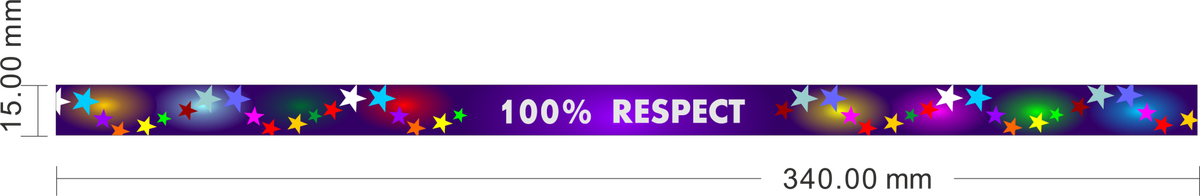 100% Respect Wristband | EDUCATIONAL MATERIAL