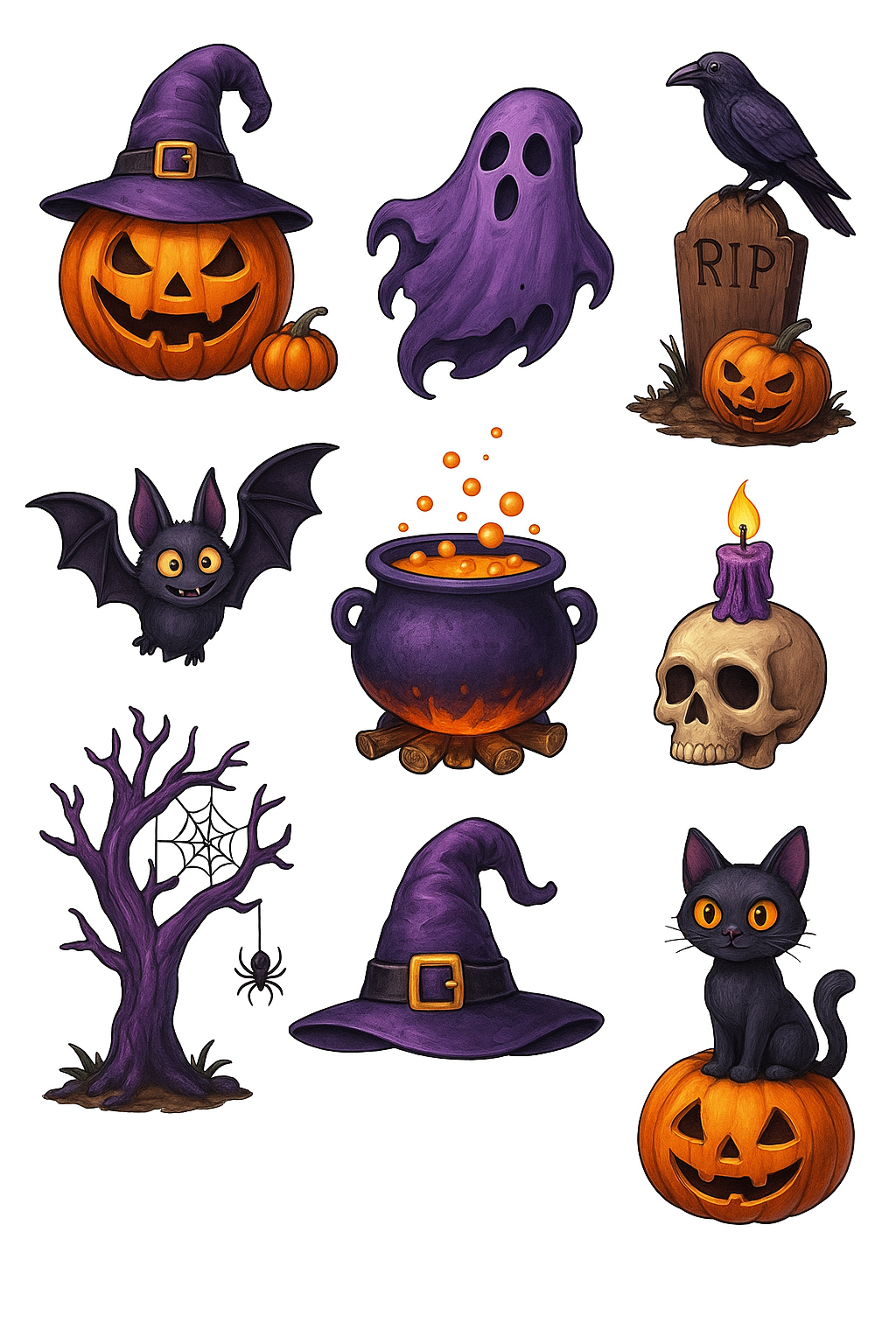 🎃 Freebie Halloween : téléchargez votre planche magique de cliparts ...