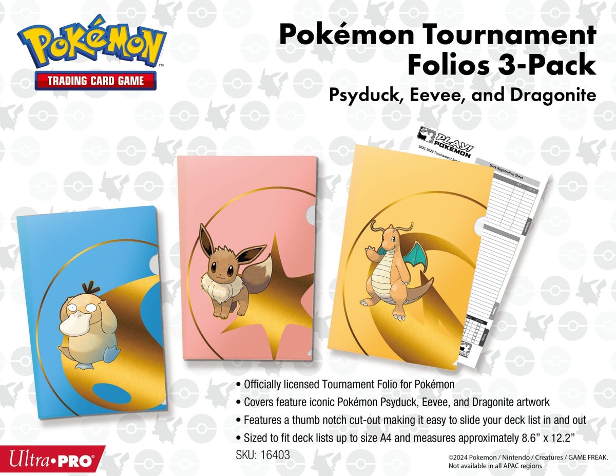 Ultra PRO Pokémon - Pokémon Tournament Folios Series 2 Revealed ...