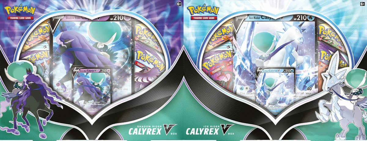Ice Rider / Shadow Rider Calyrex V Box Revealed | PokeGuardian | The ...
