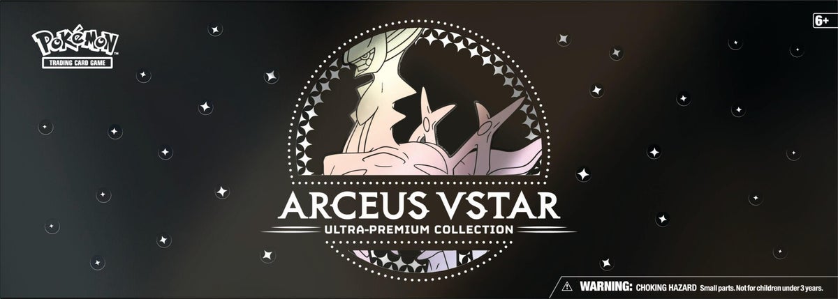 Arceus VSTAR Ultra-Premium Collection Revealed, Metal Arceus V / VSTAR ...