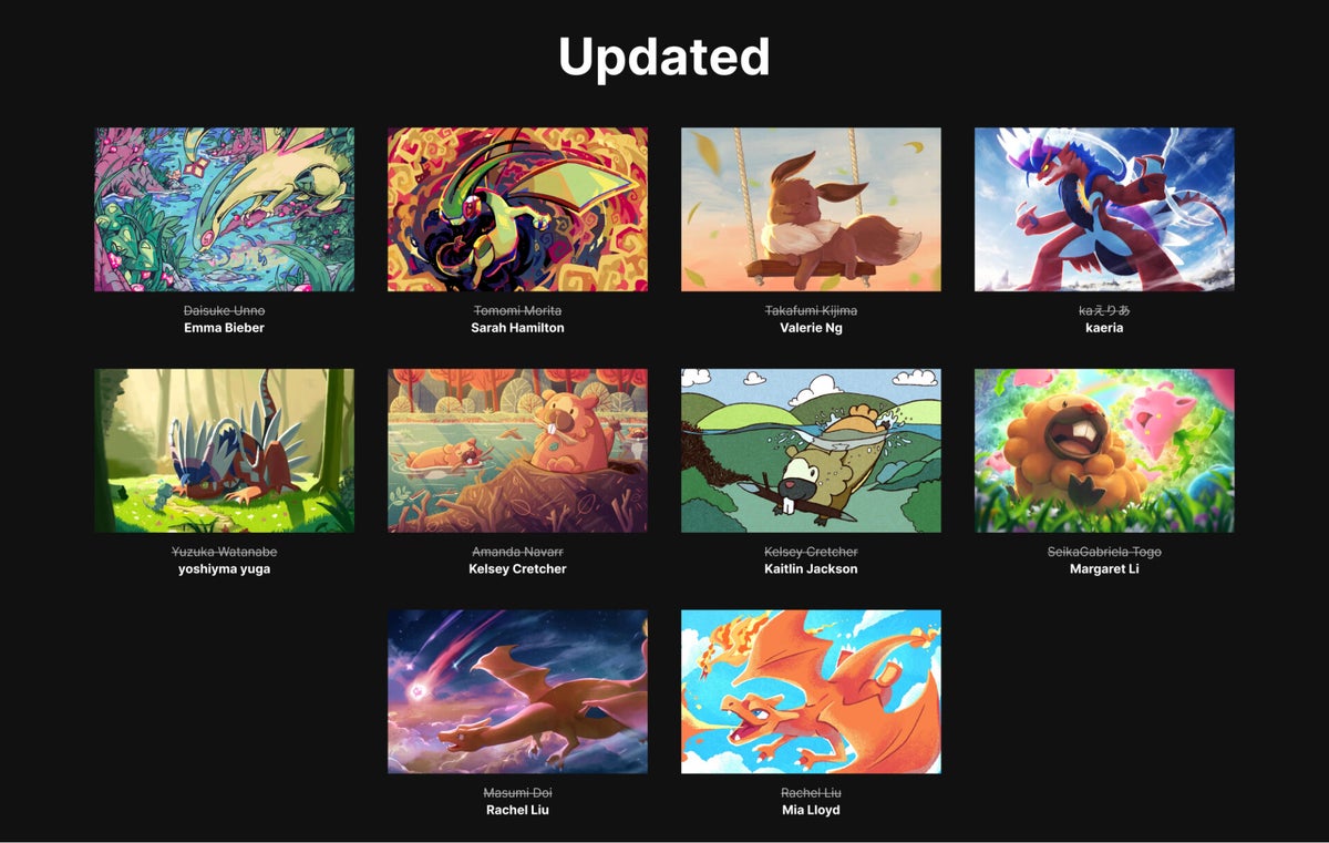 Top 300 Revealed of The Pokemon TCG Illustration Contest 2024 ...