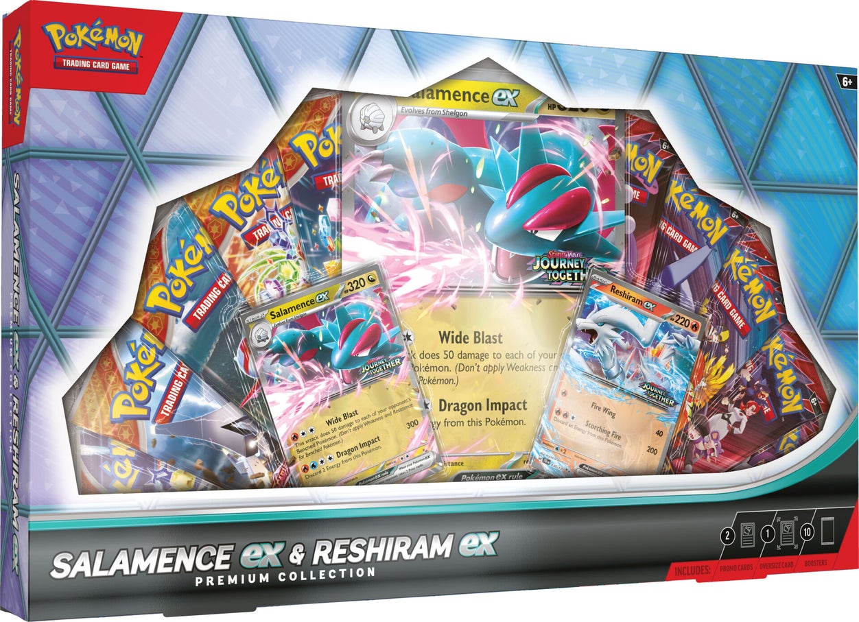 Salamence ex & Reshiram ex Premium Collection Revealed | PokeGuardian ...