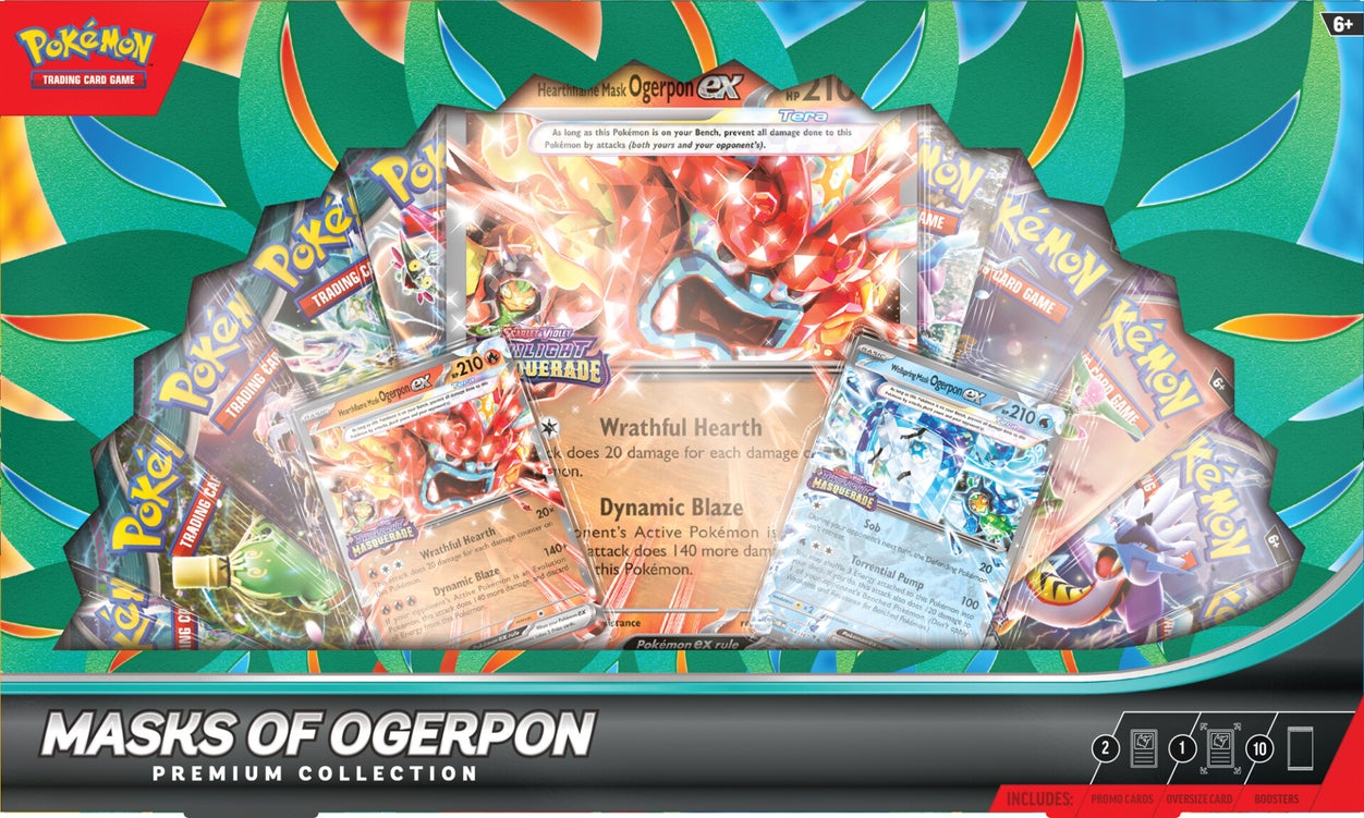 Masks of Ogerpon Premium Collection Revealed | PokeGuardian | The ...