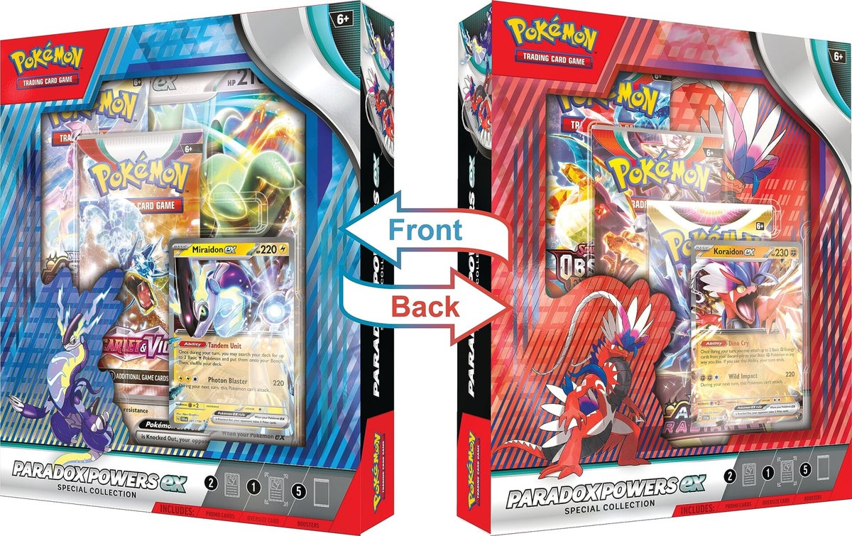 Paradox Powers ex Special Collection Revealed | PokeGuardian | The ...