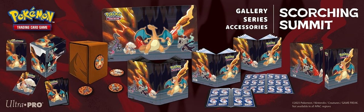 Ultra Pro Pokémon Gallery Series Scorching Summit Product Line
