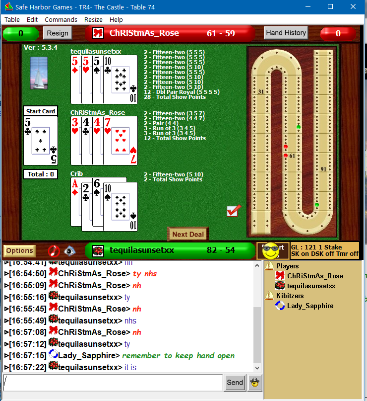 28 & 29 POINT HANDS / CRIBBAGE / GAMES | The_Castle
