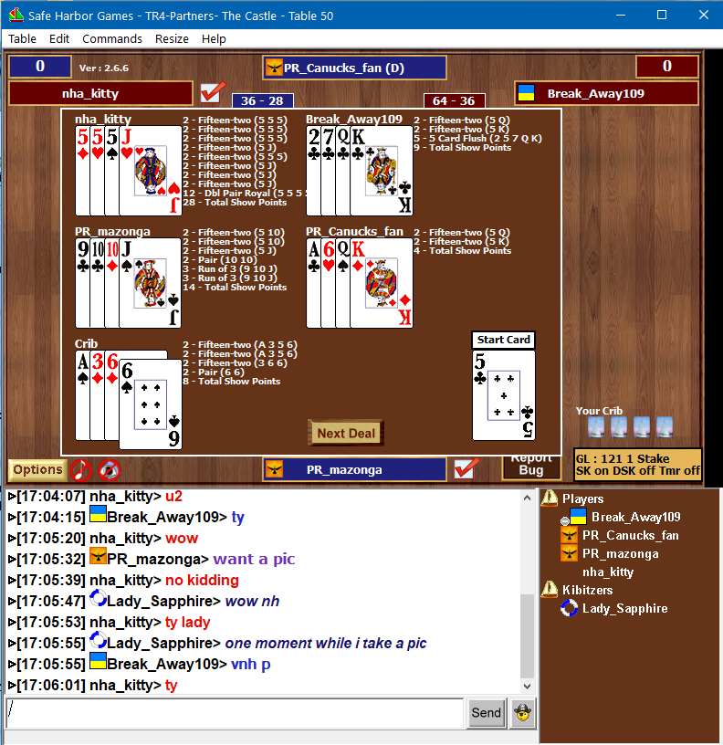 28 & 29 POINT HANDS / CRIBBAGE / GAMES | The_Castle