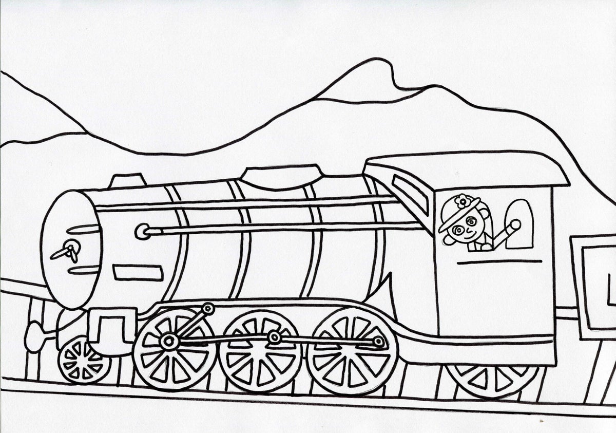 Colorie patatouille et les moyens de transport / Coloriages | Patatouille