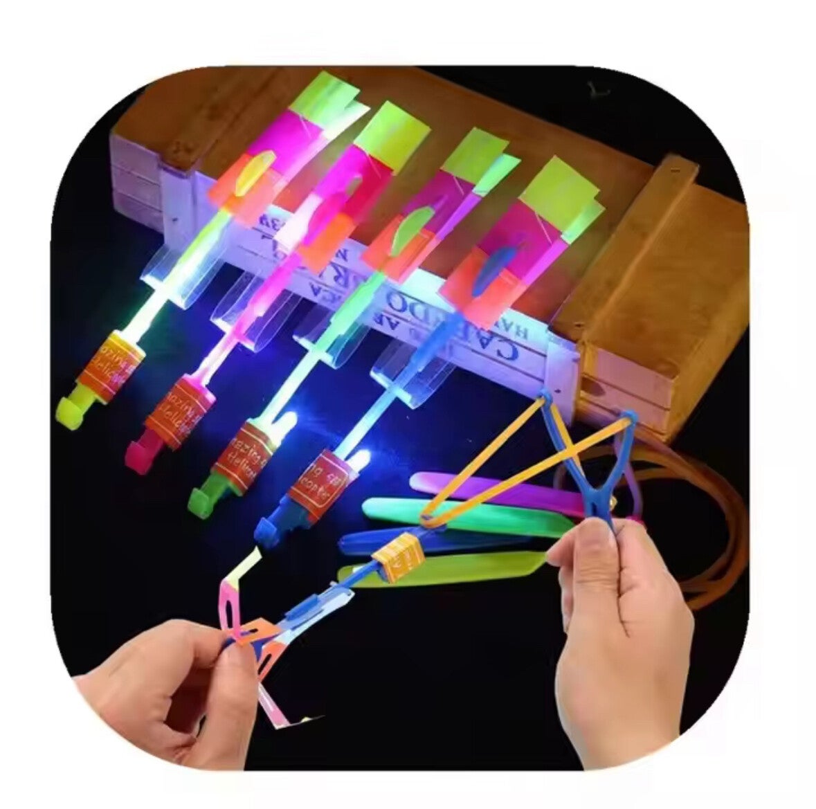 LED flying Arrow Slingshots- High Speed Light-Up Action! | Absolute ...