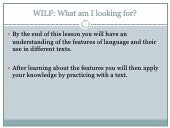 Year 11 English - ATAR - Language Features | Teaching Explicit ...