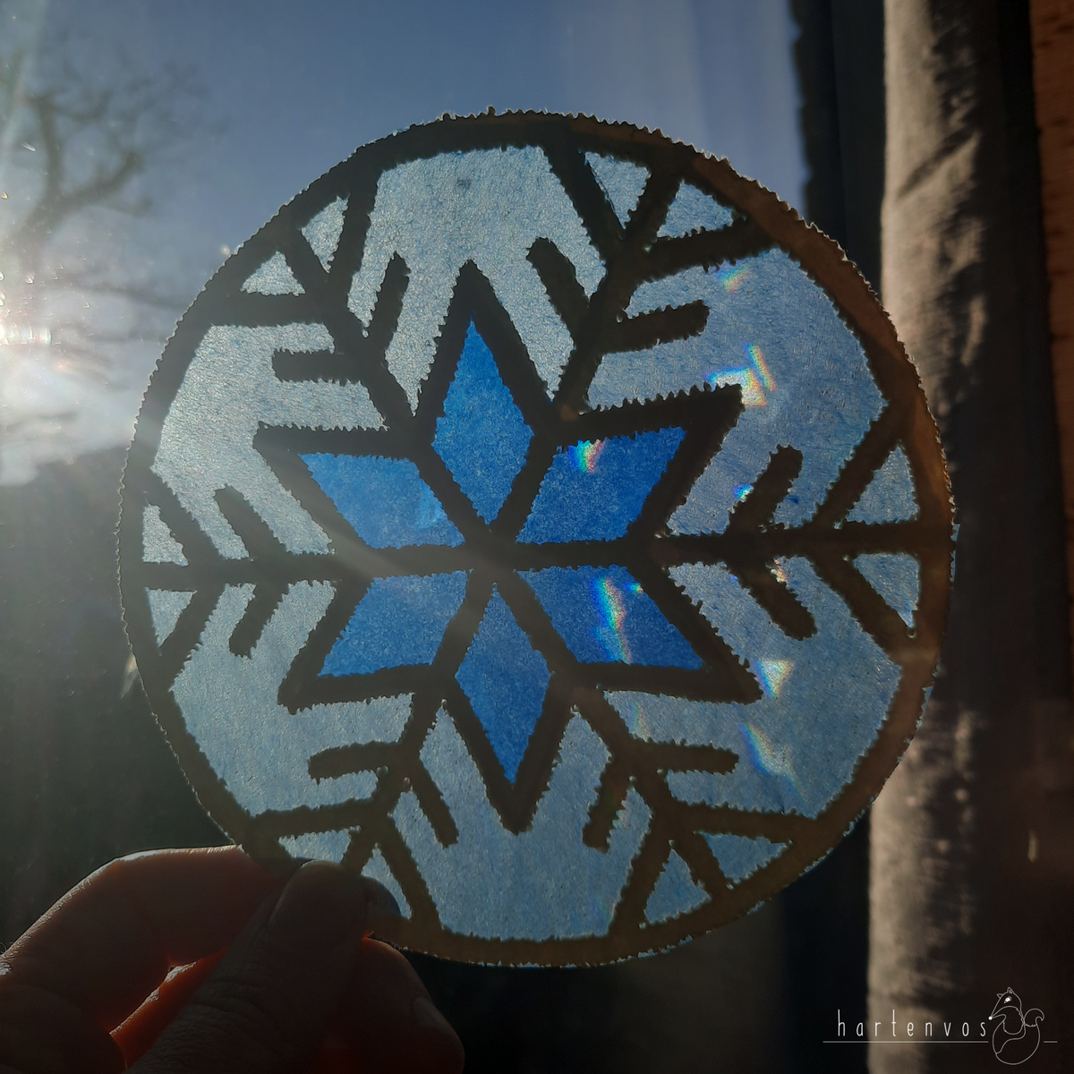 Winterknutselen - Gratis Printable 'Sneeuwvlokje, wit rokje ...