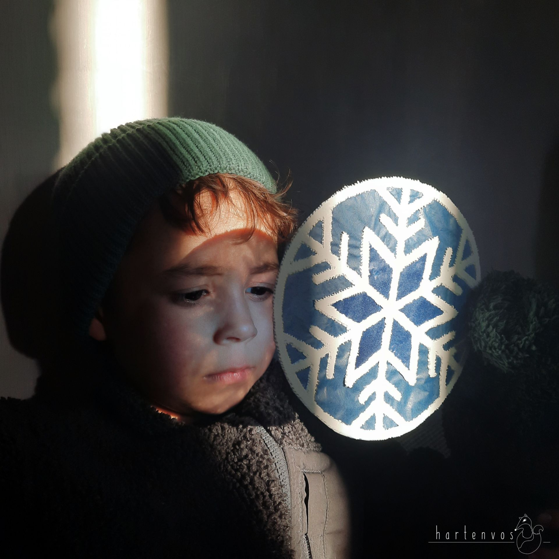 Winterknutselen - Gratis Printable 'Sneeuwvlokje, wit rokje ...
