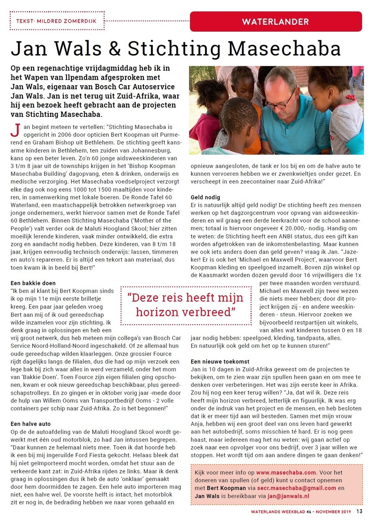 Jan Wals / interviews | mildredzomerdijk