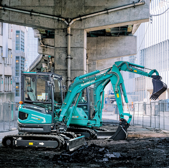 Pelles et Mini-Chargeurs Sunward : Innovation et Performance