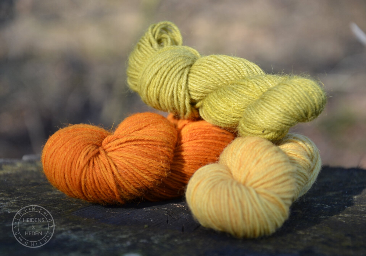 Wol verven - Historisch Weefatelier Verhoeven