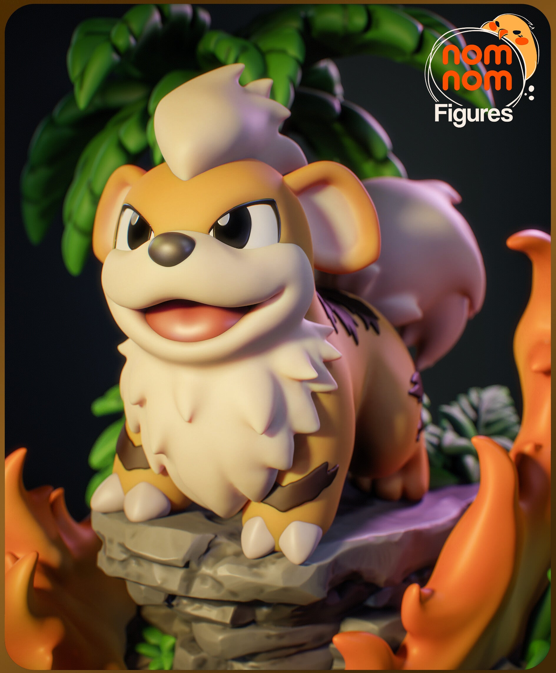 Growlithe | Pokemon | NomNom Figures | HoardMimic