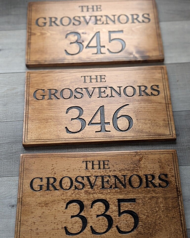 Residential Signage, Exterior | Thomas Custom Designs