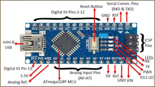 Arduino Nano / Data sheets | Modélisme ferroviaire par NitraThor