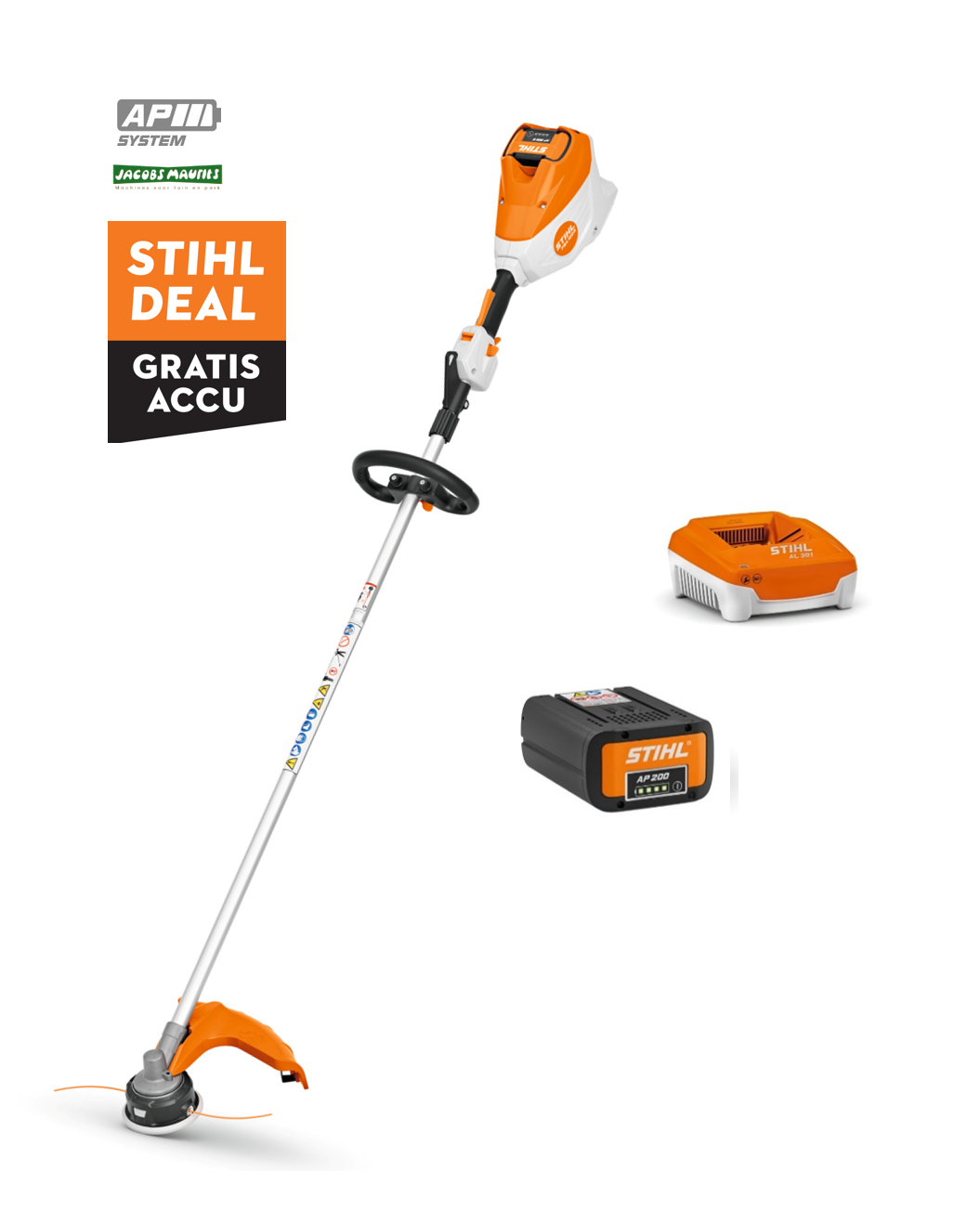 Stihl FSA 120 R accu grastrimmer (met AP 200 accu en AL 301 lader ...