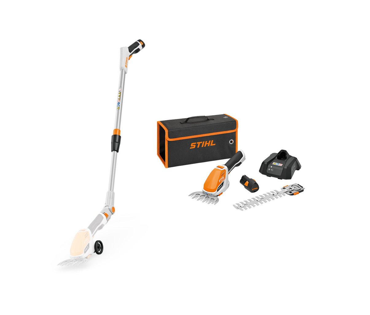 Stihl HSA 26 accu gras- en buxusschaar + telescoopsteel