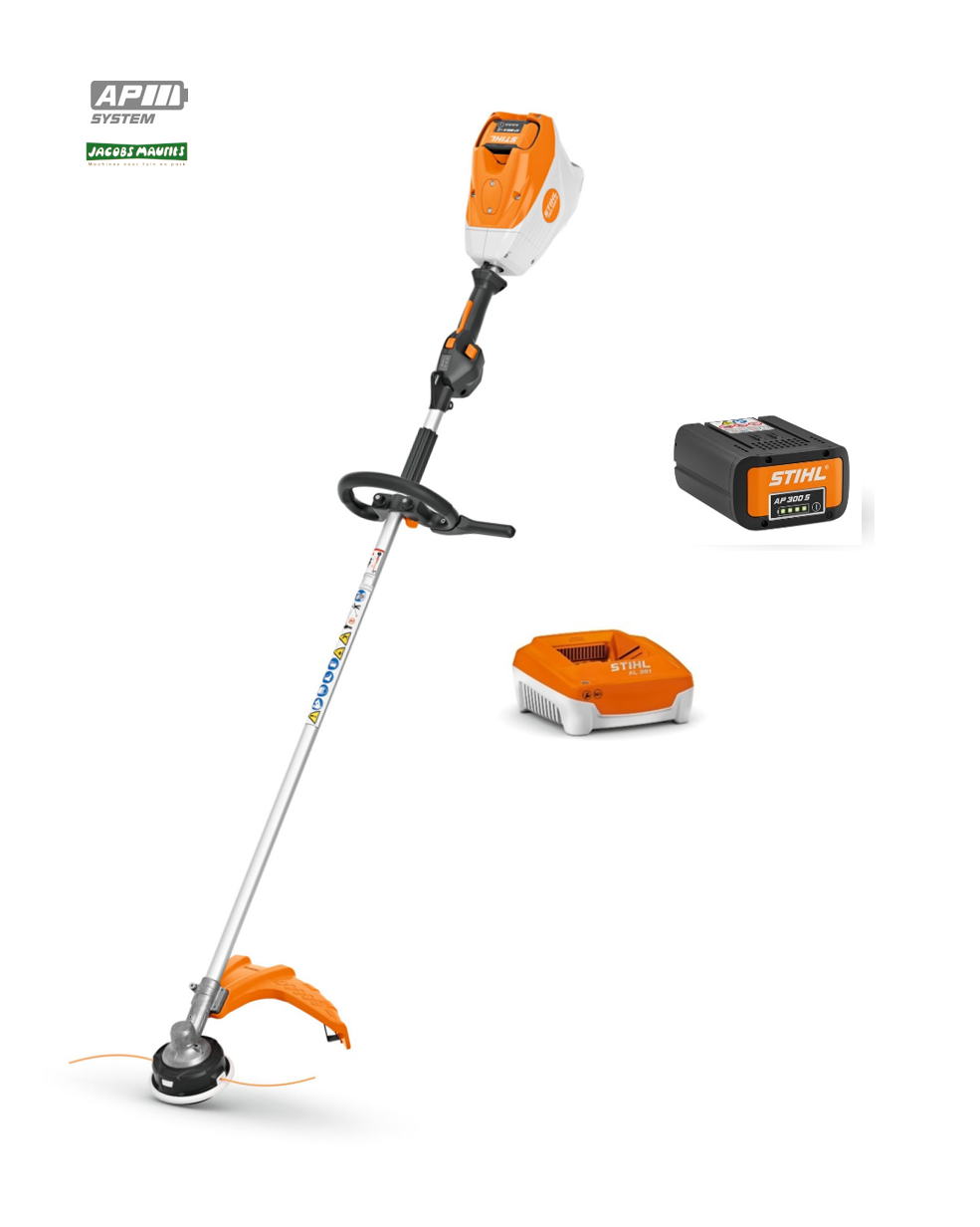 Stihl FSA 200 R PRO accu bosmaaier (met AP 300S accu en AL 301 lader)