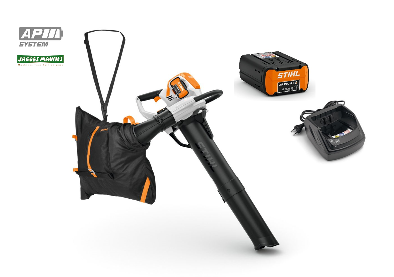 Stihl SHA 140 accu bladzuiger (met AP 200 S accu en AL 101 oplader)