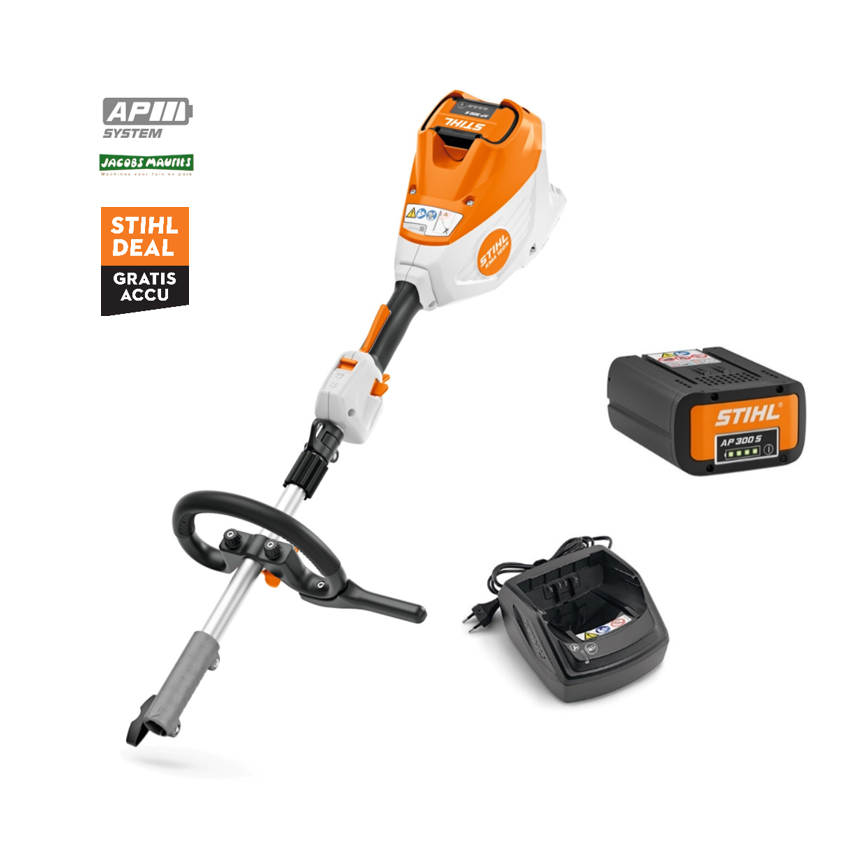 Stihl KMA 120 R accu combi-motor (met AP 300 S accu en AL 101 lader)
