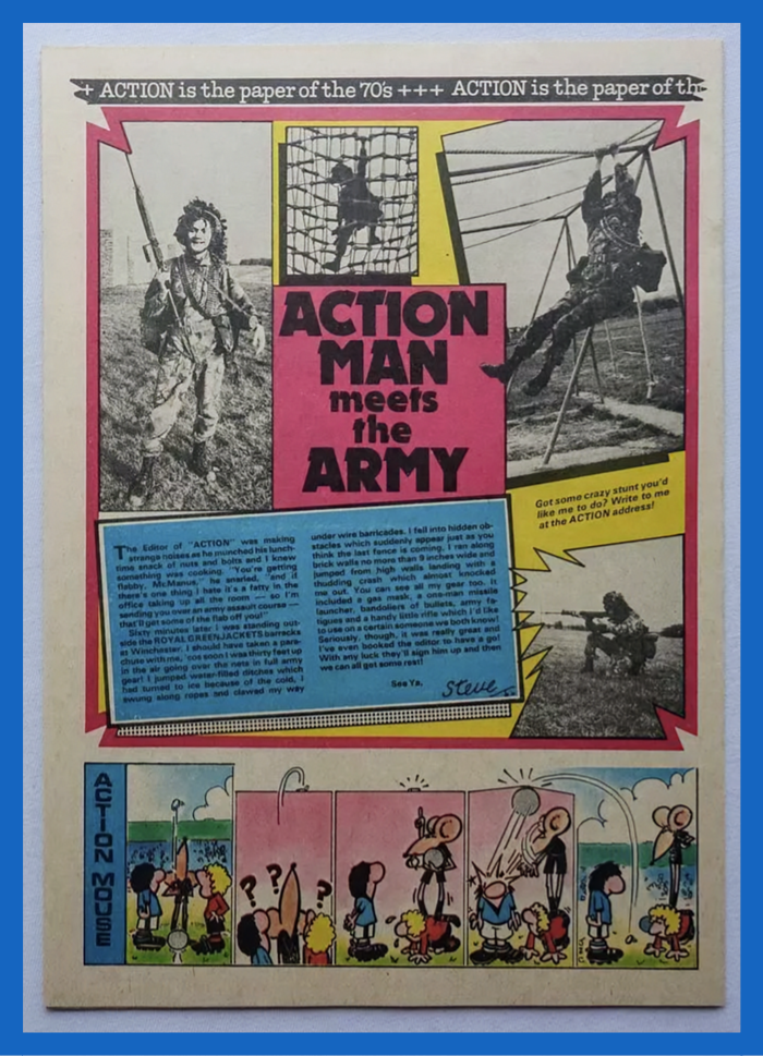 Action #4 - (6th March 1976) / Action | British Comics Free Gifts