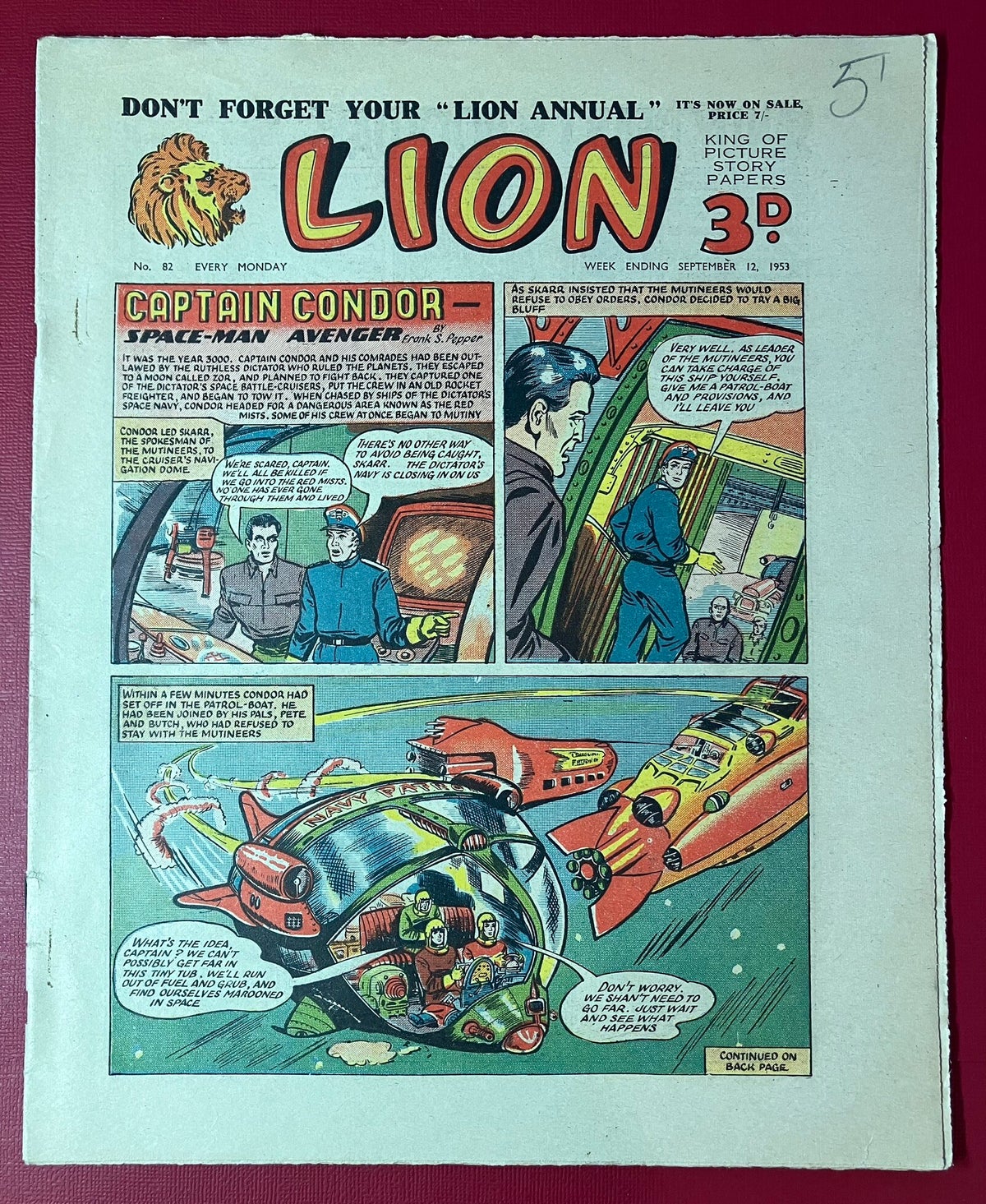 Lion #82 - (12th Sep 1953) / Lion Comic - YEAR - 1953 / Lion comic ...
