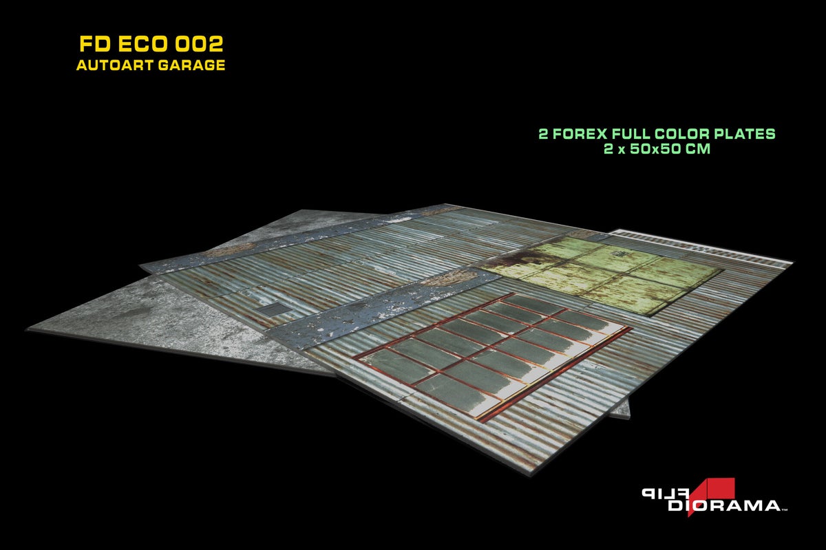 FD ECO 002 AUTOART GARAGE | FLIP DIORAMA