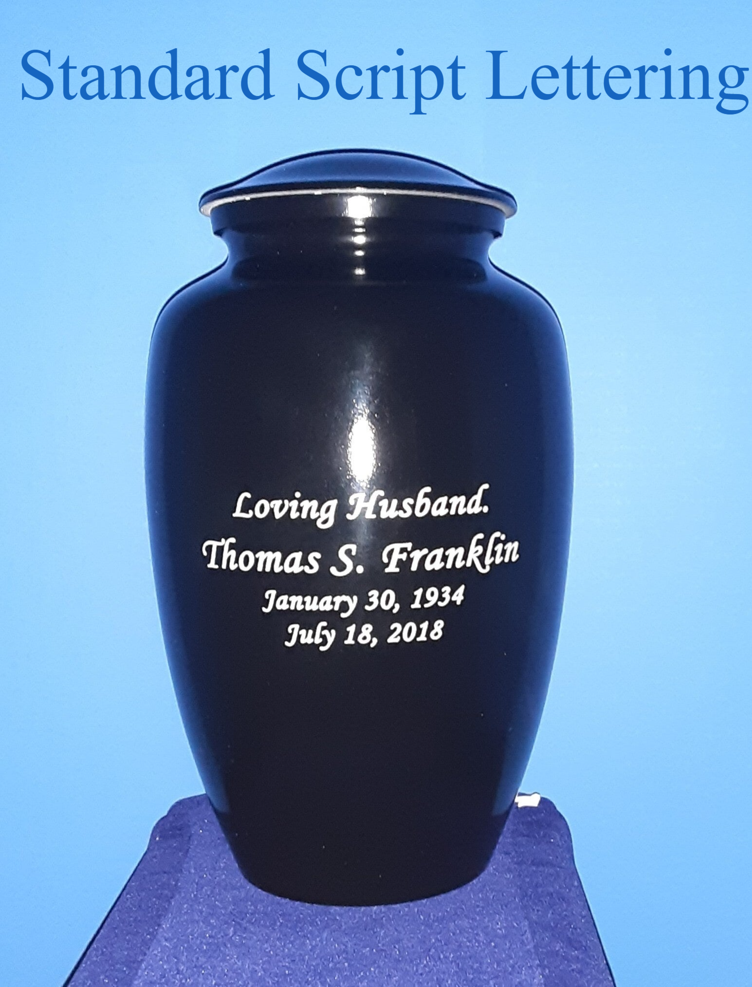 Urns with Personal and Custom Engraving | Urns of Faith