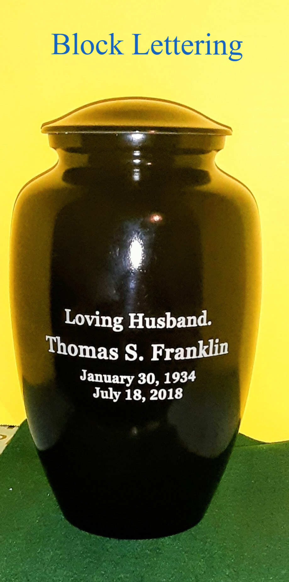 Urns with Personal and Custom Engraving | Urns of Faith