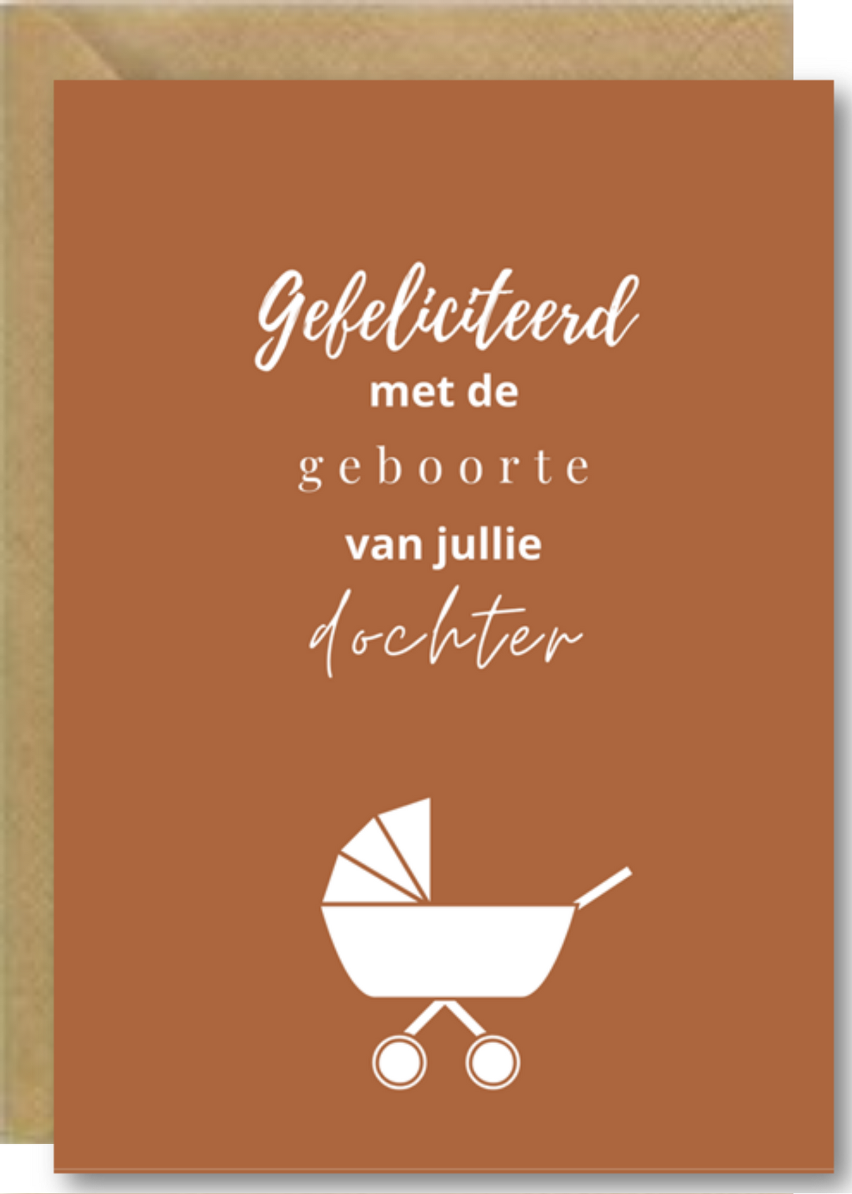 Gefeliciteerd met de geboorte van jullie dochter! | Wens Op Papier
