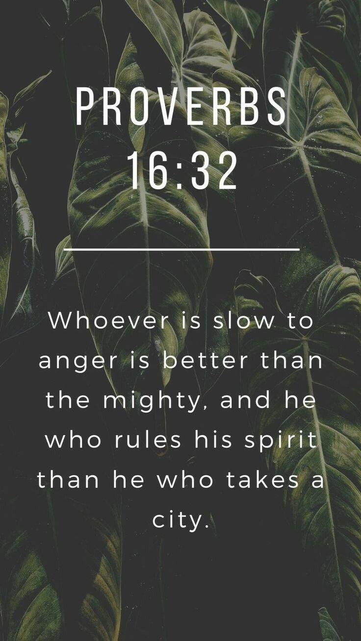 Proverbs 16:32 / Anger / Verses 🌻 | All Mental!