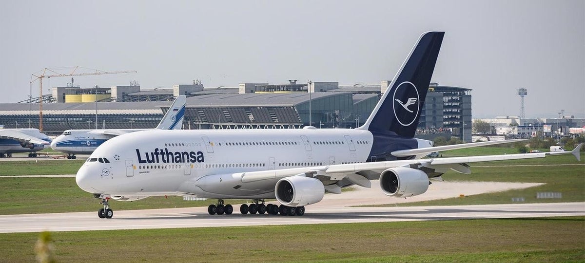 Lufthansa A380 Makes Dramatic Landing After Wheel Fire in Delhi ...