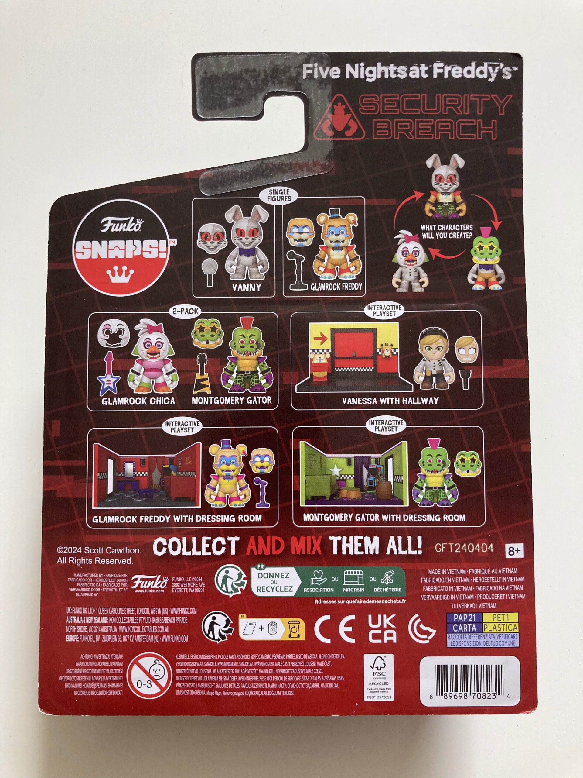 FIVE NIGHTS AT FREDDY'S SECURITY BREACH VANNY (FUNKO SNAPS!) (TOYS ...