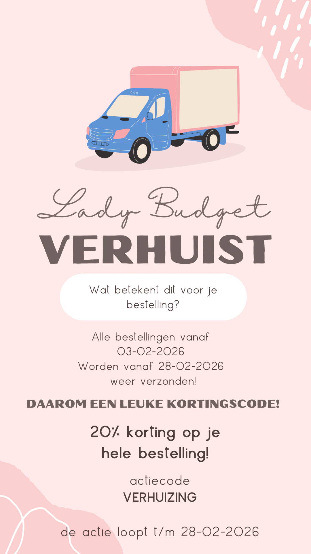 Lady Budget : Jouw cashstuffing webshop!