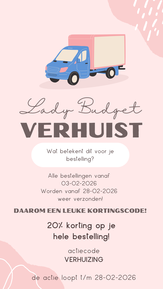 Lady Budget : Jouw cashstuffing webshop!