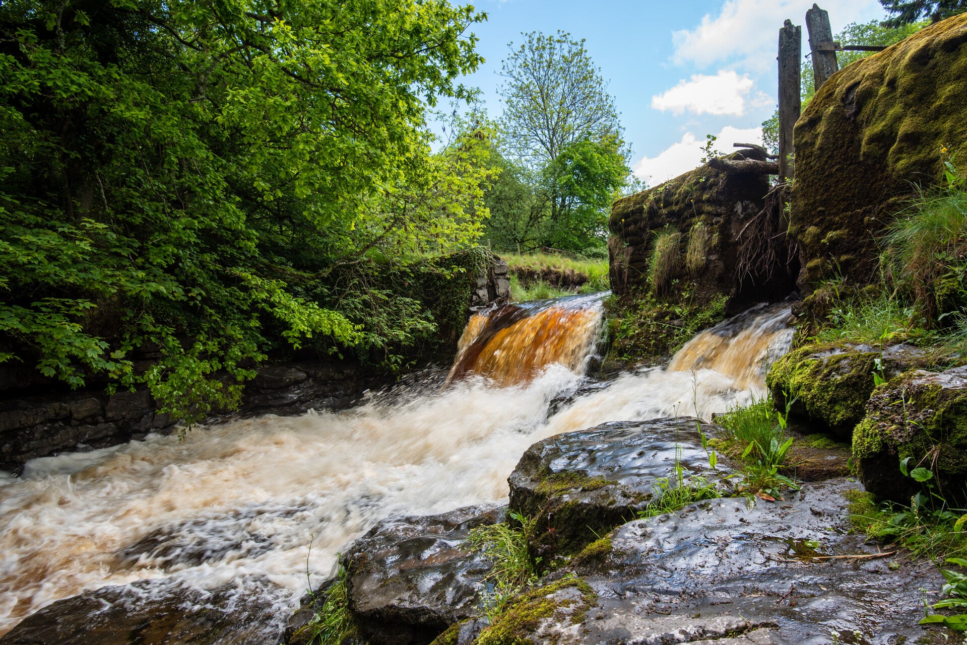 The River Nent / Alston Moor and its surrounding areas / Great Britain ...
