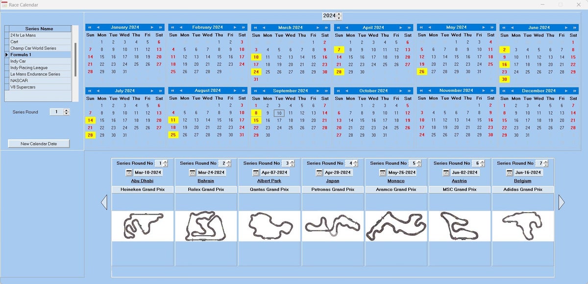 Screen Shots | Autonomous Race Management System for Carrera Digital Slots©
