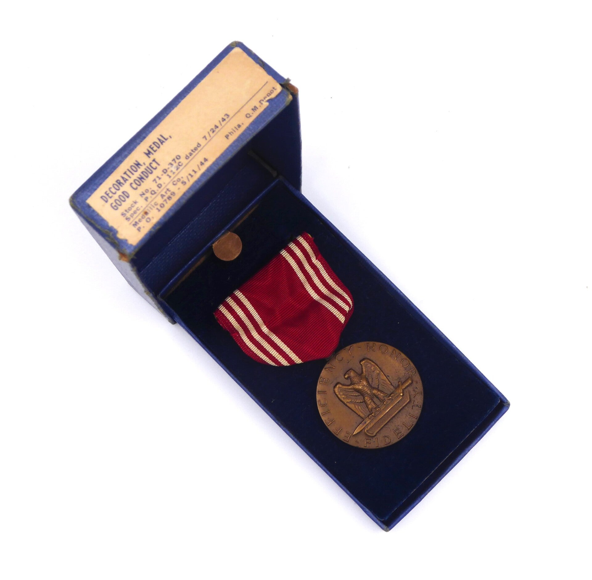 WW2 Cased Good Conduct Medal | Chasing Militaria