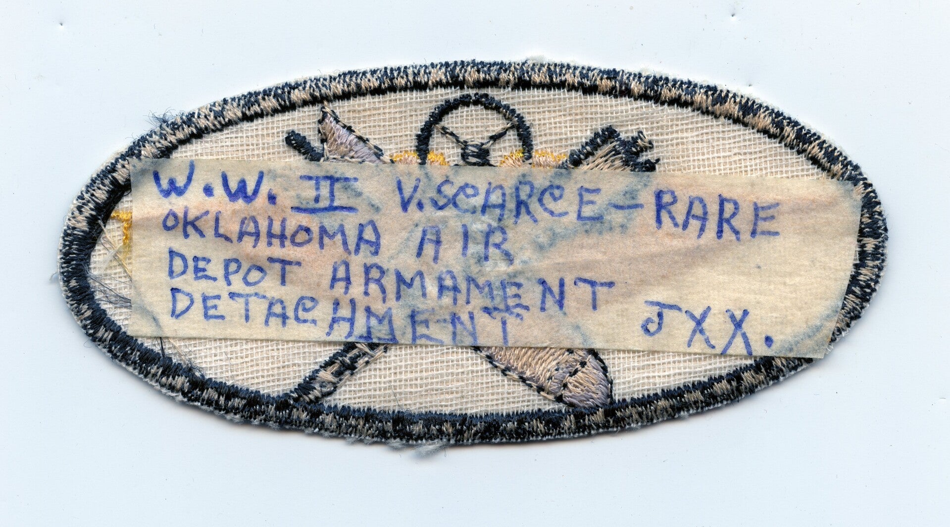 WW2 US Oklahoma City Air Depot Armament Detachment Patch | Chasing ...