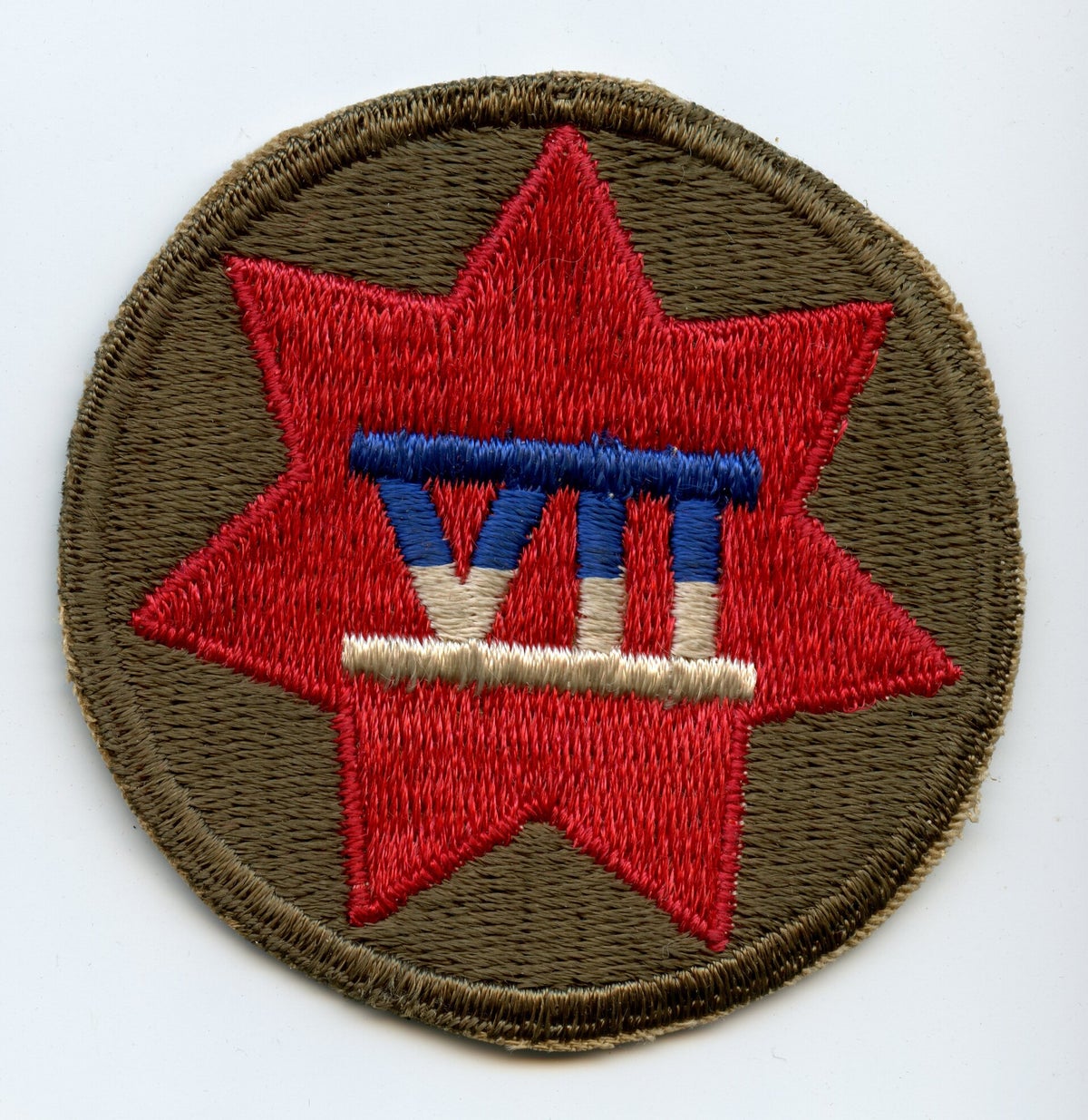 WW2 7th Army Corps Patch | Chasing Militaria