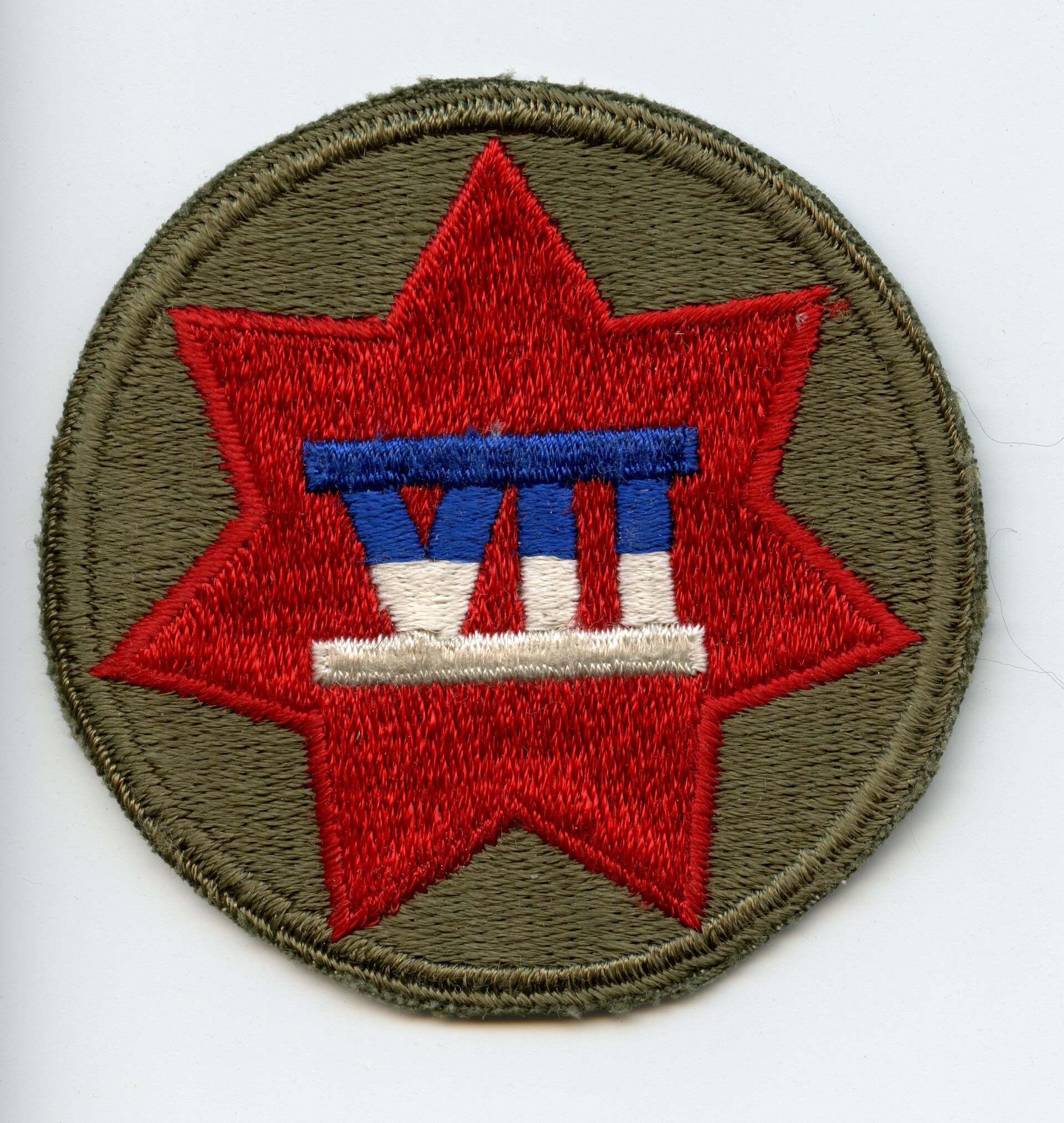 WW2 7th Army Corps Patch | Chasing Militaria