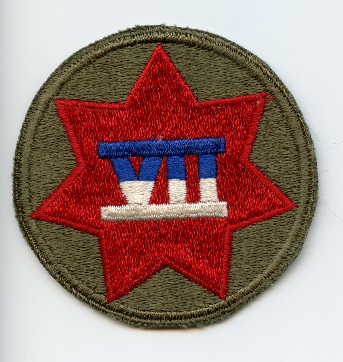 WW2 7th Army Corps Patch | Chasing Militaria